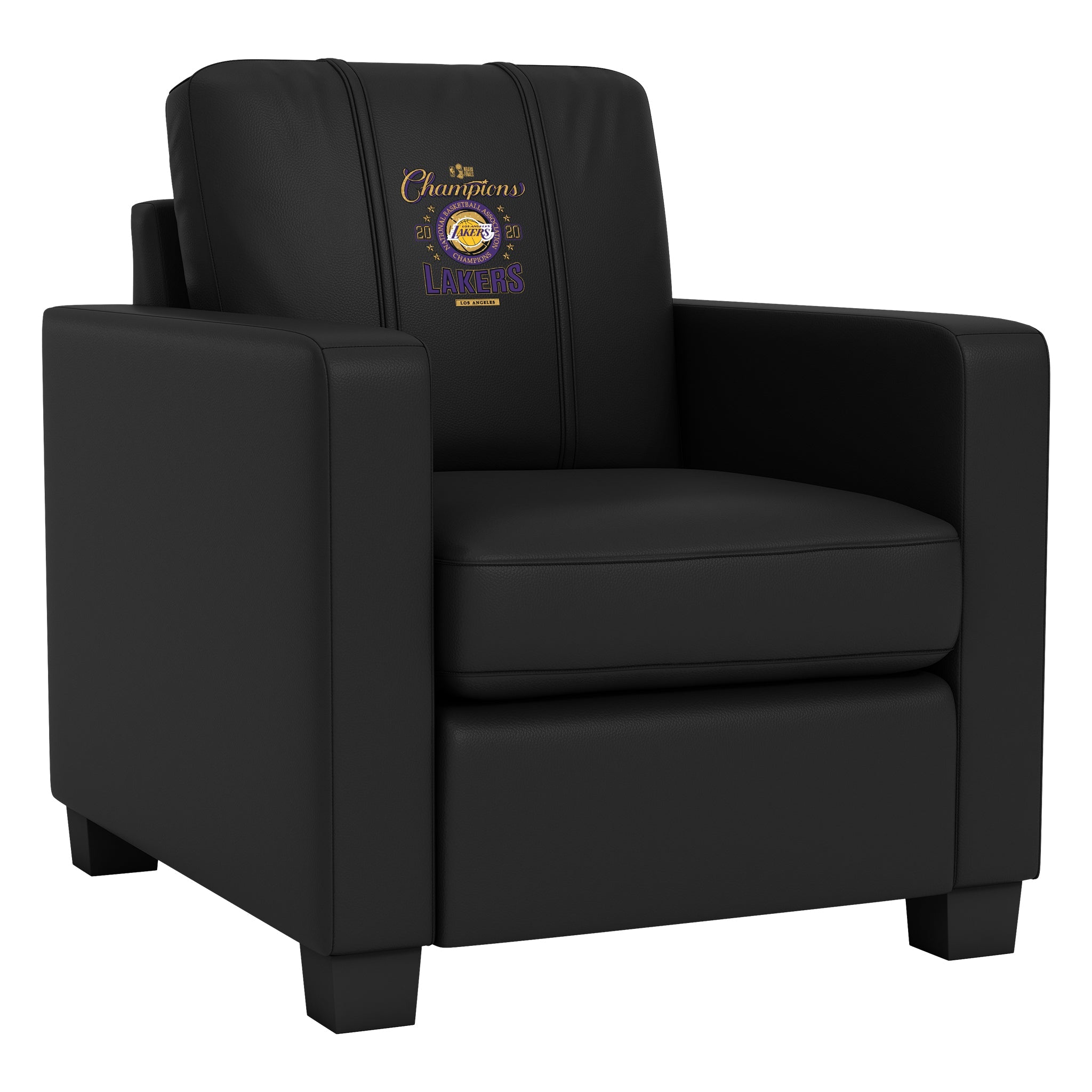Dyno Stationary Club Chair with Los Angeles Lakers 2020 Champions Logo ...